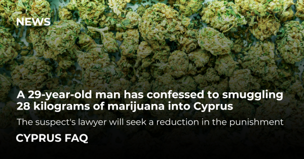 A 29-year-old man has confessed to smuggling 28 kilograms of marijuana ...