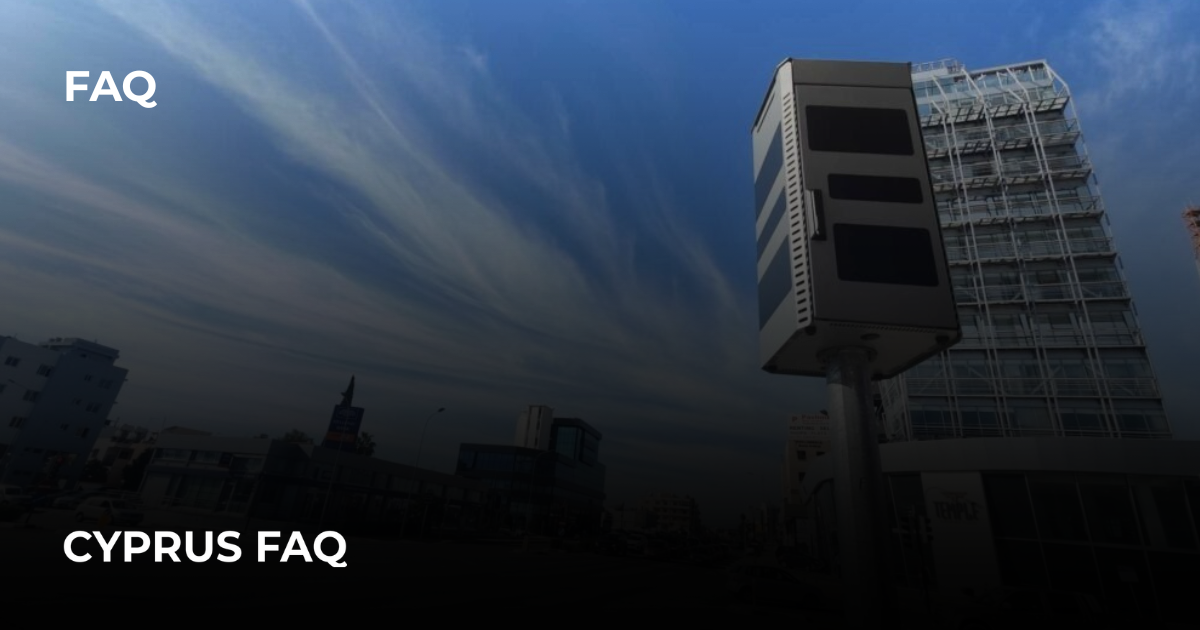 Location of traffic cameras in Larnaca | CYPRUS FAQ